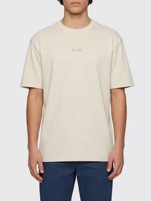 BOSS Basic Cotton T-shirt - Beige