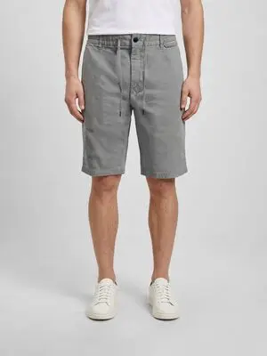BOSS Cotton Stretch Shorts - Grey