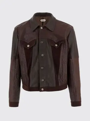 Versace Leather Jacket - Burnt