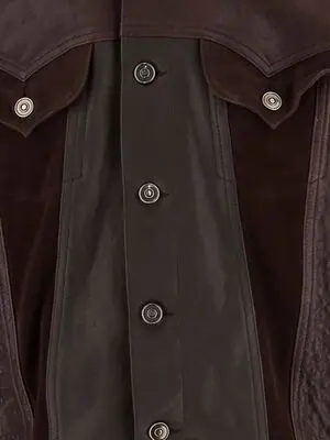 Versace Leather Jacket - Burnt
