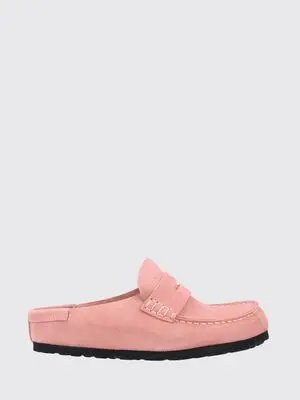 BIRKENSTOCK Naples Suede Mules - Pink