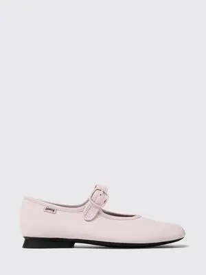 Camper Ballet Flat With Buckle Detail - Pink