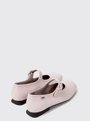 Camper Ballet Flat With Buckle Detail - Pink