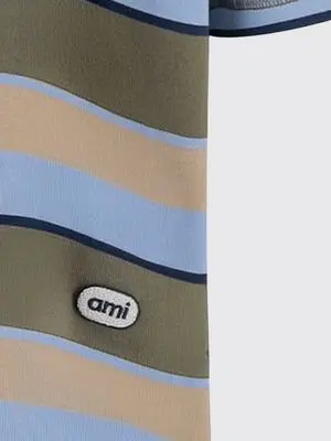 AMI Paris Striped Cotton T-shirt