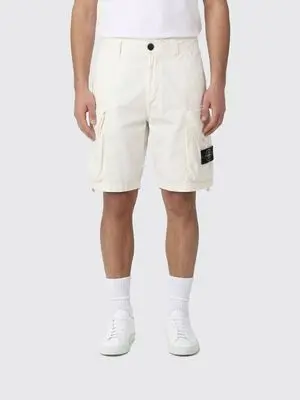 Stone Island Cargo Shorts - Ivory