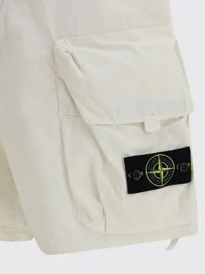 Stone Island Cargo Shorts - Ivory