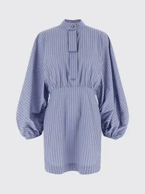 Zimmermann Striped Cotton Blend Mini Dress
