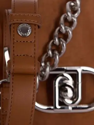 Liu Jo Embellished Shoulder Bag - Camel