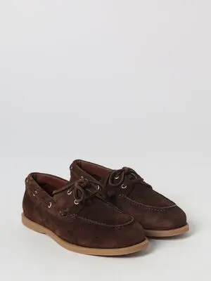 Etro Suede Boat Shoes - Dark