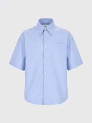 AMI Paris Casual Cotton Poplin Shirt - Blue