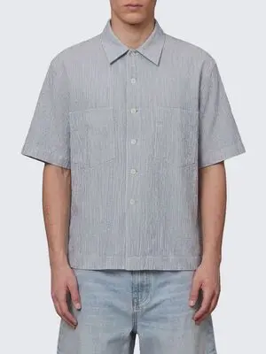 SUNFLOWER Striped Stretch Cotton Shirt