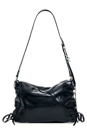 Desigual Charm Strap Faux Leather Shoulder Bag