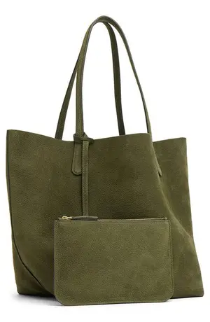 MANSUR GAVRIEL Soft Nubuck Leather Tote - Algae