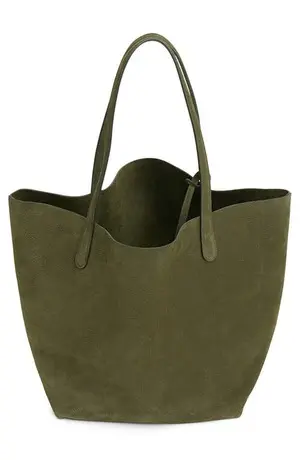 MANSUR GAVRIEL Soft Nubuck Leather Tote - Algae