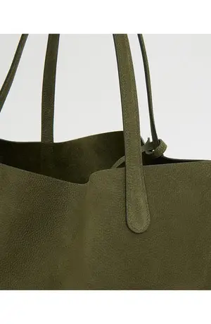 MANSUR GAVRIEL Soft Nubuck Leather Tote - Algae