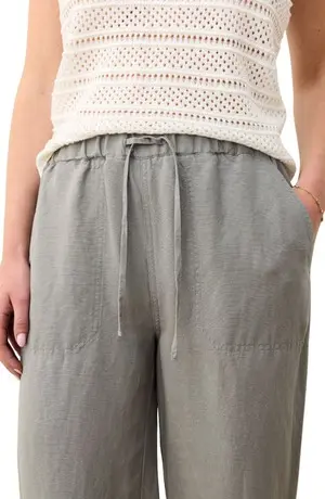 Marine Layer Linen Blend Straight-leg Pants