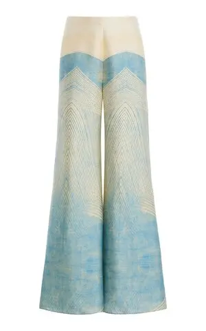 Alexis Andres Printed Flared Pants