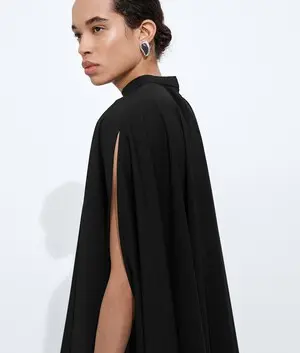 Bottega Veneta Light Wool Kaftan Dress