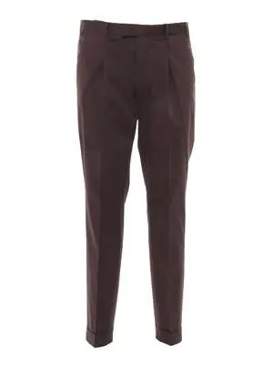 PT TORINO Master Pleated Trousers - Red