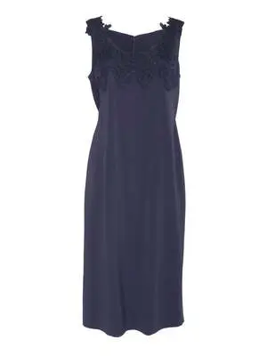 Alberta Ferretti Applique Midi Dress
