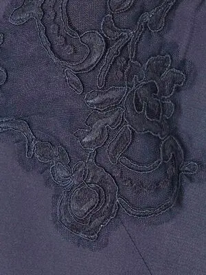 Alberta Ferretti Applique Midi Dress