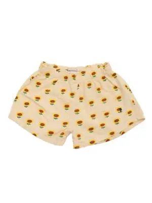 BOBO CHOSES Sunflower Print Shorts - White