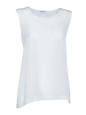 KANGRA Crepe De Seta Tank - White