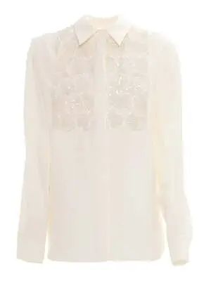 P.a.r.o.s.h Embroidered Plastron Shirt