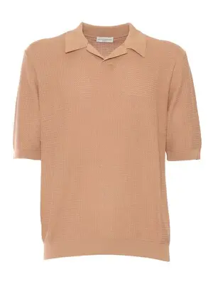 BALLANTYNE Short Sleeve Polo - Red
