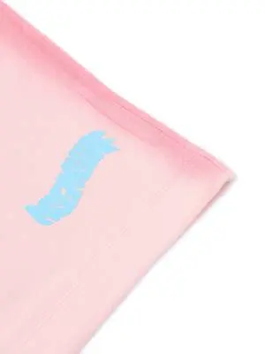 MSGM Airbrushed Cotton-fleece Bermuda
