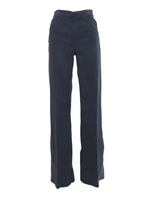 DONDUP Wide Leg Trousers - Blu