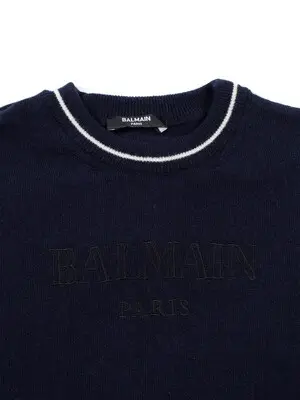 Balmain Knit Jumper - Blu