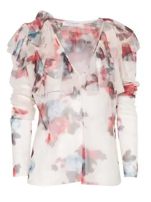 Philosophy Di Lorenzo Serafini Printed Blouse - White