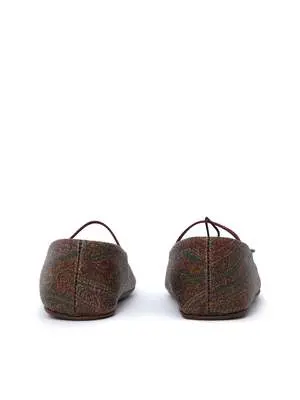 Etro Paisley Print Ballerinas