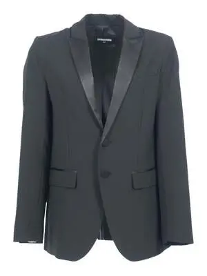 D SQUARED2 Single-breasted Blazer With Notched Lapel