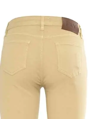 FAY Cropped Pant - Red