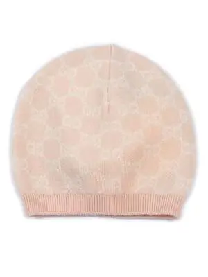 Gucci Monogrammed Cap - Red