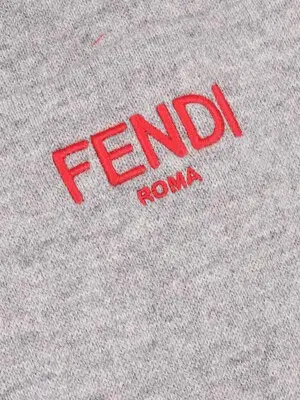 FENDI JR Sciarpa Double Ff Reversibile