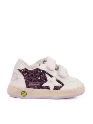 GOLDEN GOOSE Ball Star Sneakers With Glitter Upper - Other