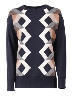 Lorena Antoniazzi Knit Top - Blu