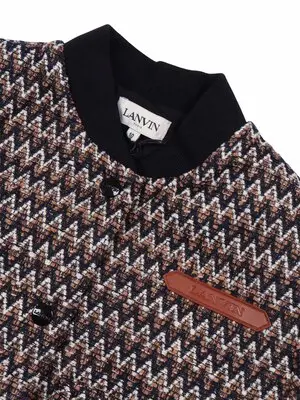 LANVIN Herringbone Tweed Jacket
