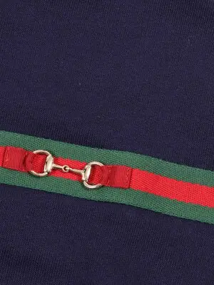 Gucci Long Sleeve Felted Cotton Sweatshirt