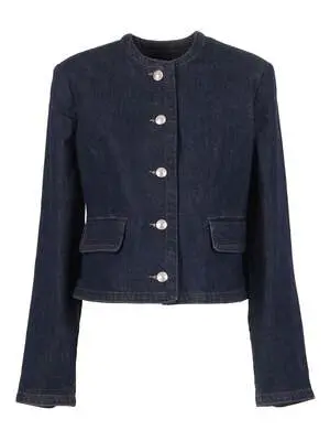 7 For All Mankind Button Detailed Outerwear For Women