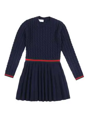 Gucci Long Sleeve Wool Knit Dress