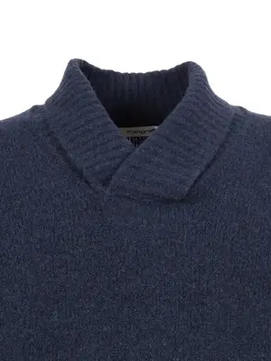 KANGRA Pullover Rasato Calato - Blu