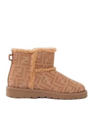 FENDI JR Jacquard Booties