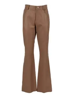Fabiana Filippi Bootcut Slim Fit Nappa Pants - Red