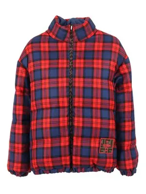 FENDI JR Piumino Tartan