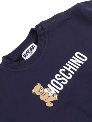 Moschino Round Neck Top - Blu