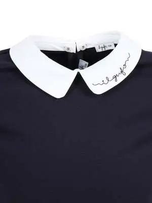 IL GUFO Long Sleeve Dress - Blu